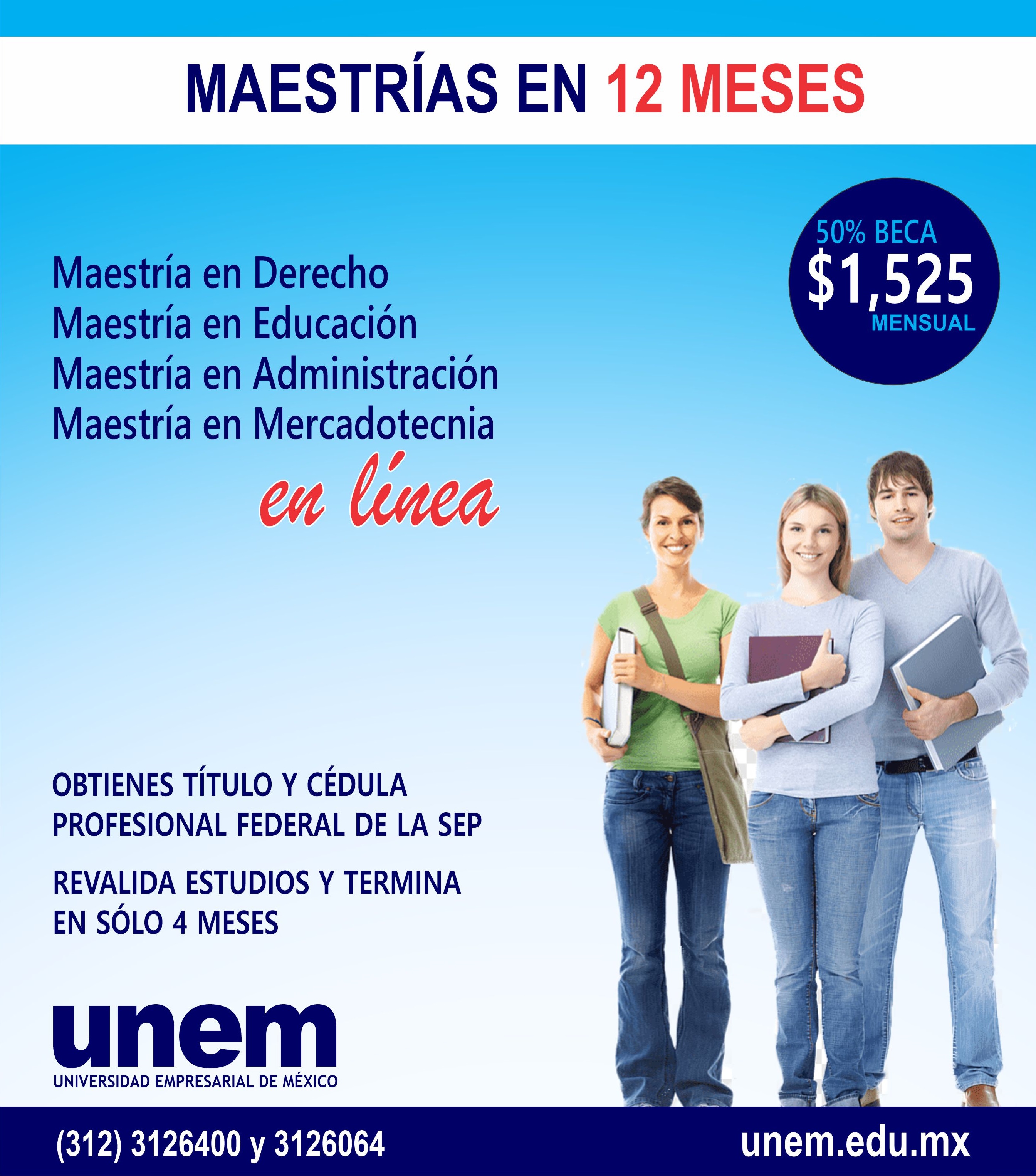 Universidad Empresarial de México – UNEM – Doctorados, Maestrías y ...